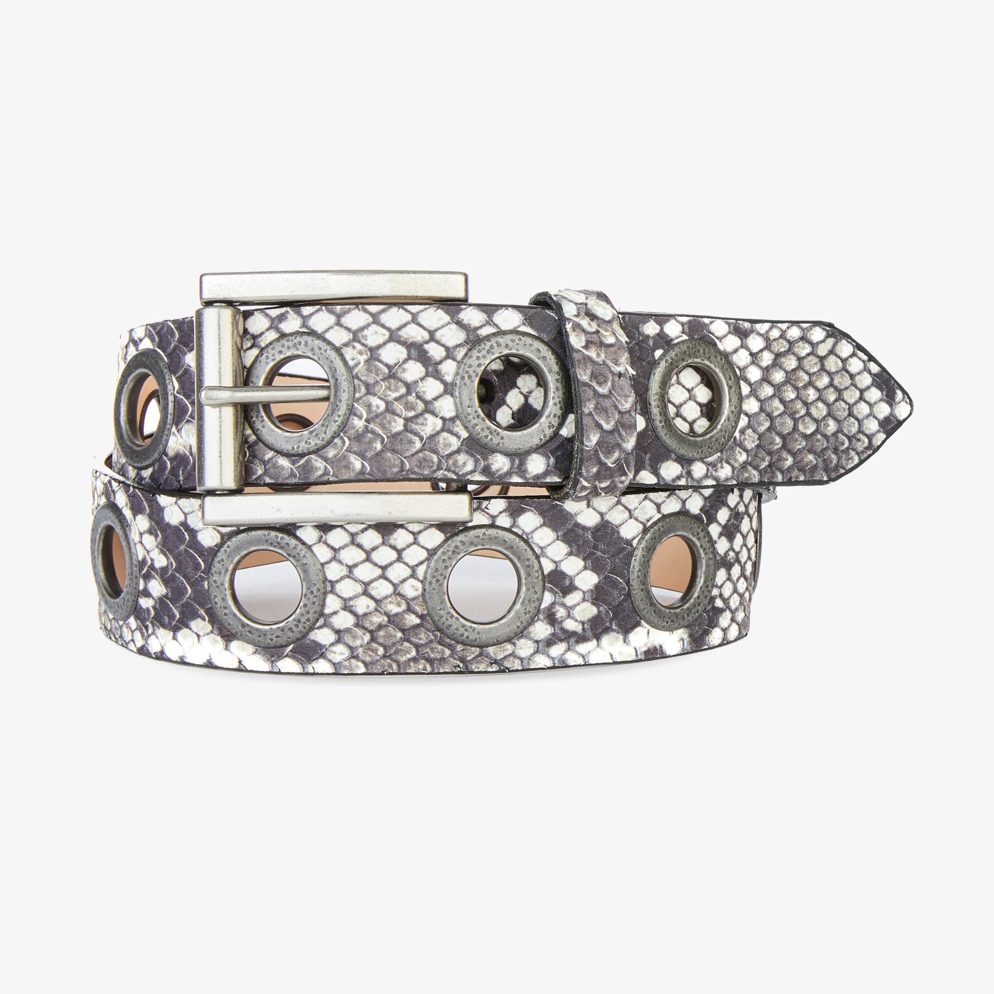 Leysa Empire Snake BRAVE Leather Belt -- Custom Made for You
