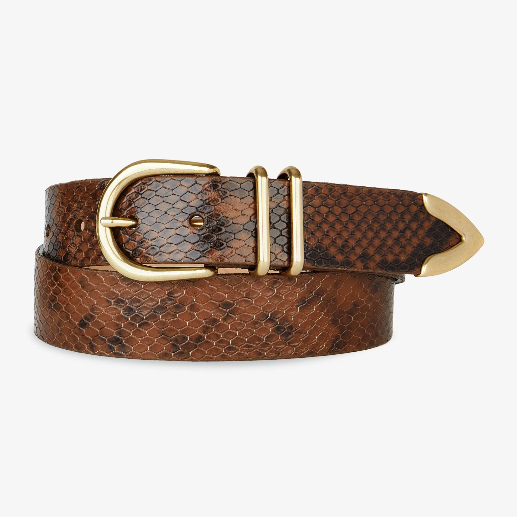Fayla Copperhead BRAVE Leather Belt -- Custom Made for You