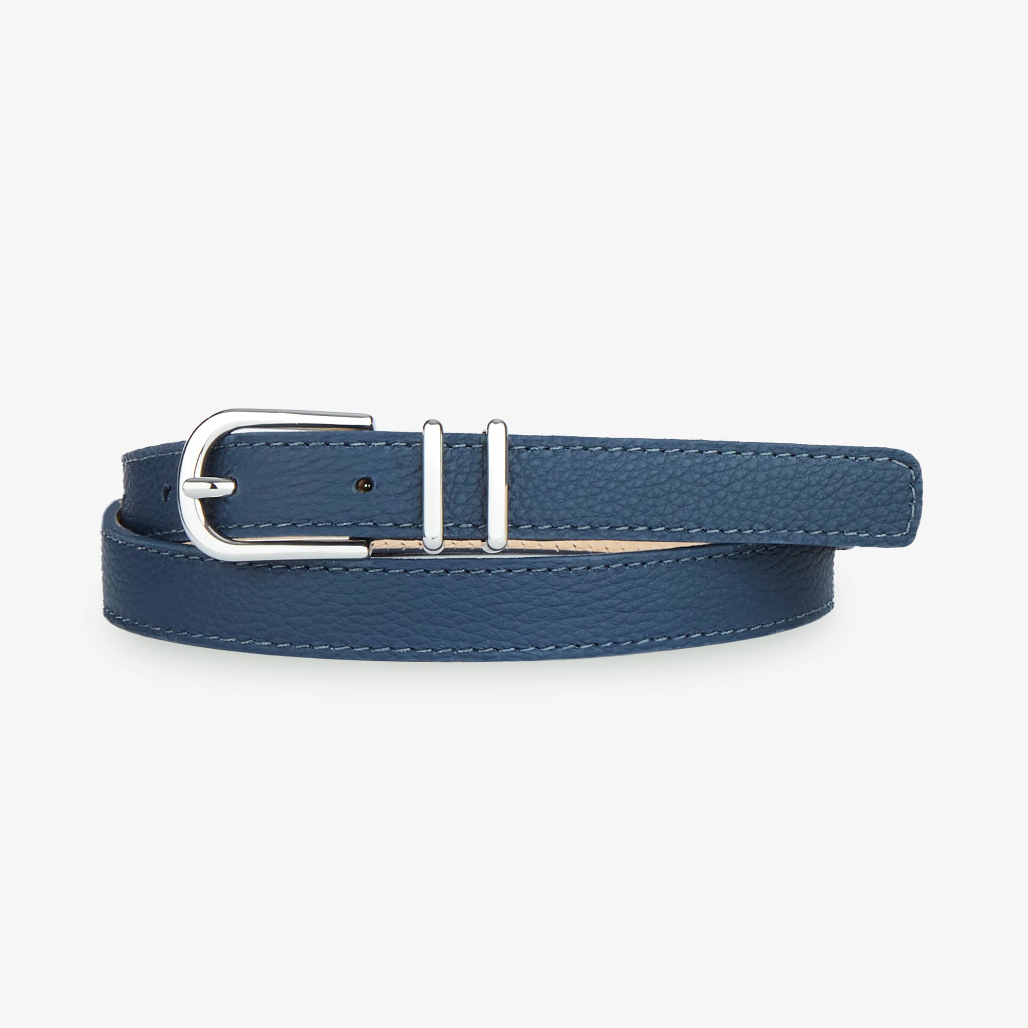 Julane Pebbled BRAVE Leather Belt -- Custom Made for You