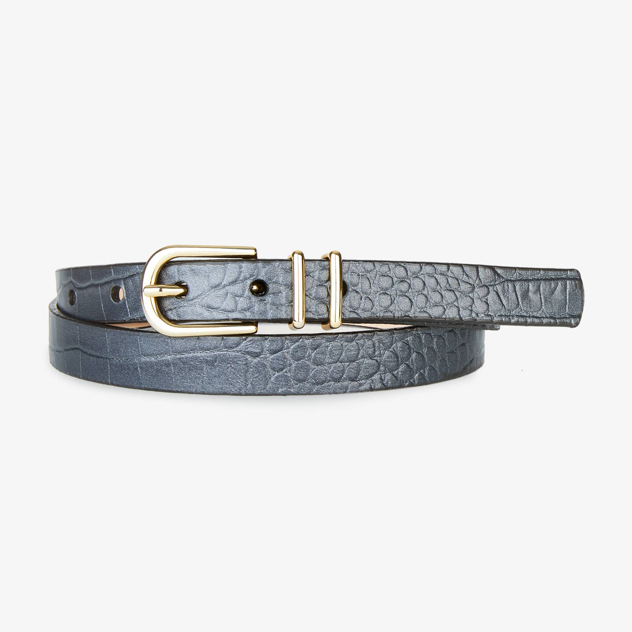 Julane Metallic Barcelona BRAVE Leather Belt -- Custom Made for You