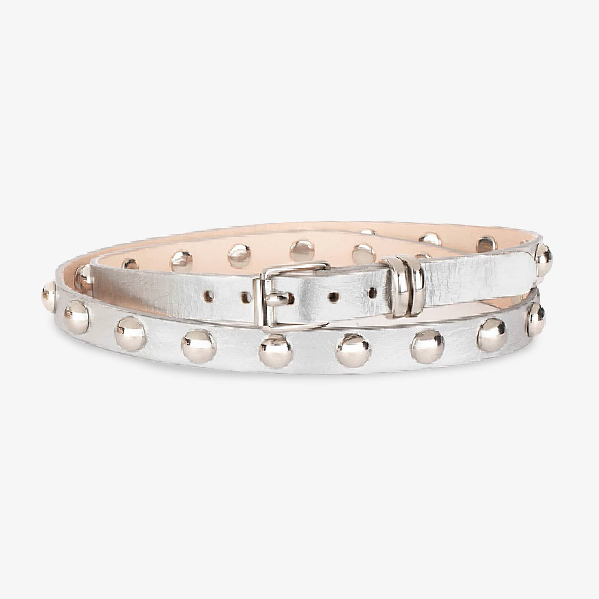 Becca Metallic BRAVE Leather Belt -- Custom Made for You