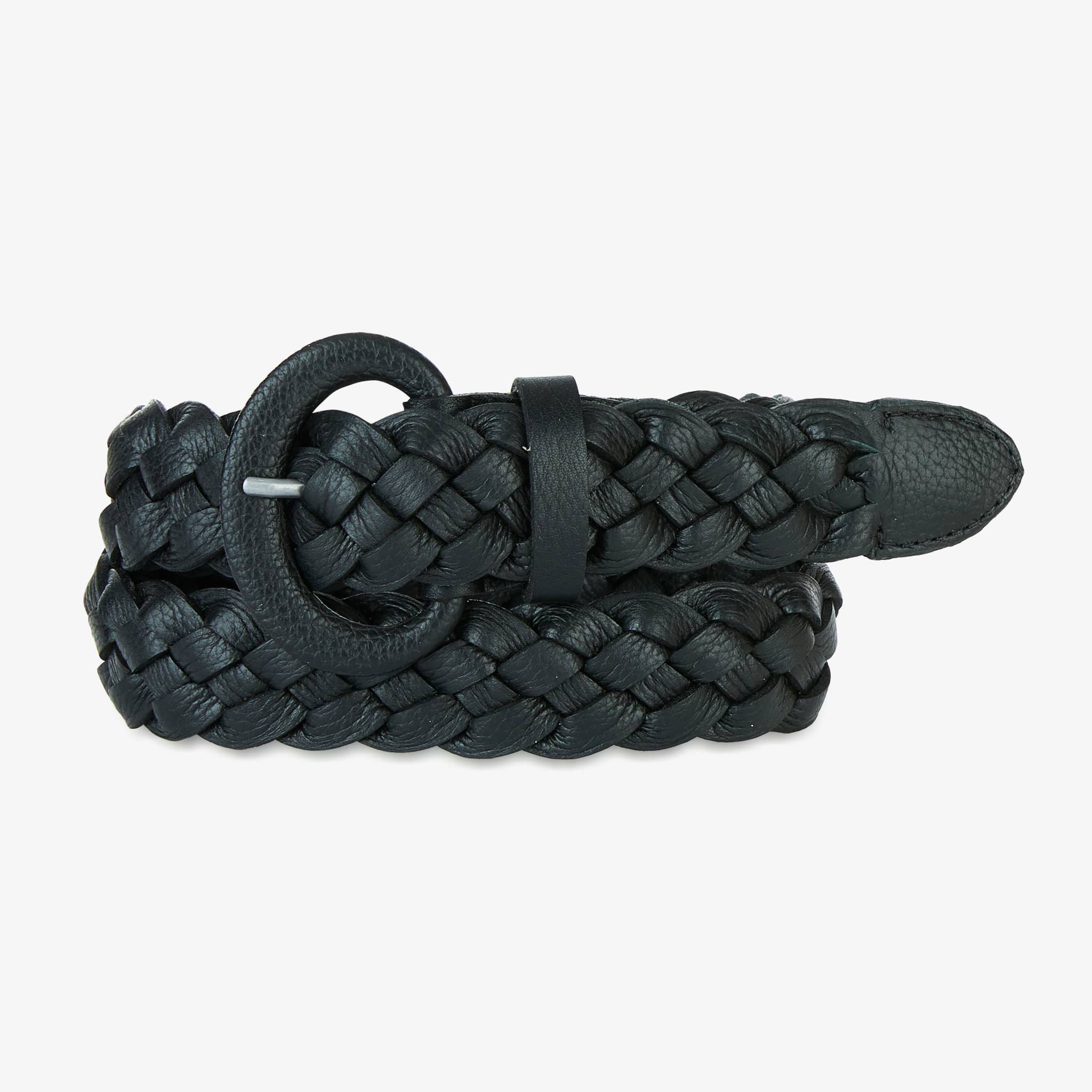 Nori Pebbled BRAVE Leather Belt -- Custom Made for You