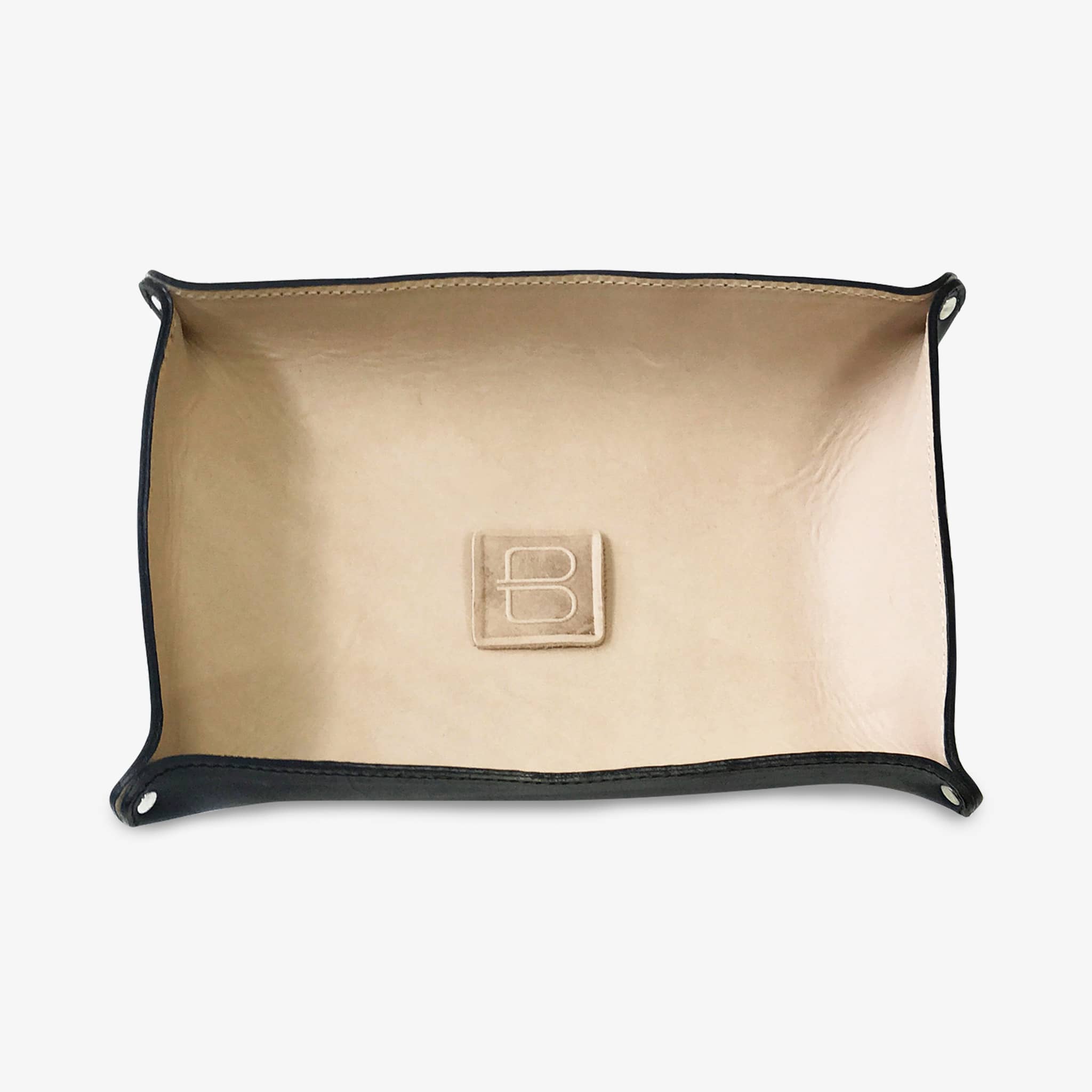 Leather Catch-All Tray 8W x 6.25H | BRAVE Leather -- Custom Made for You