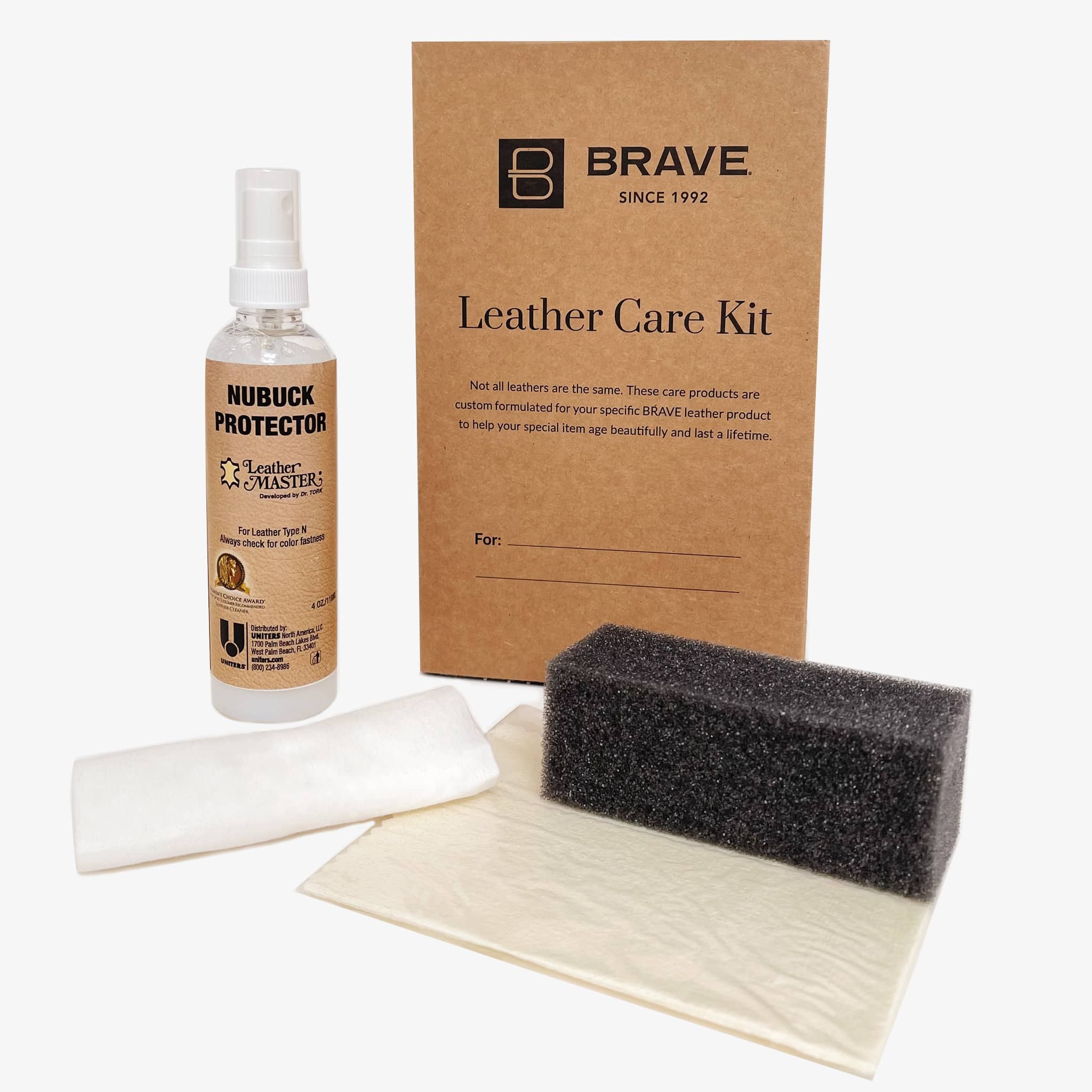 BRAVE Leather Care Kit D -- Custom Leather Care